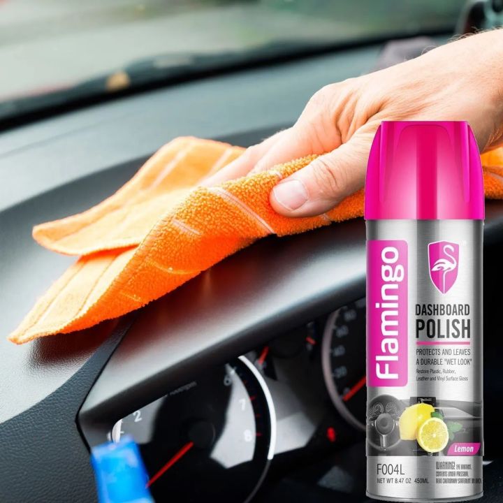 Flamingo Dashboard Polish 450ML with Fragrance | Daraz.com.bd