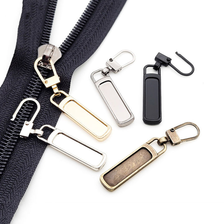 5pcs Detachable Metal Zipper Pullers for Zipper Sliders Head Zippers ...
