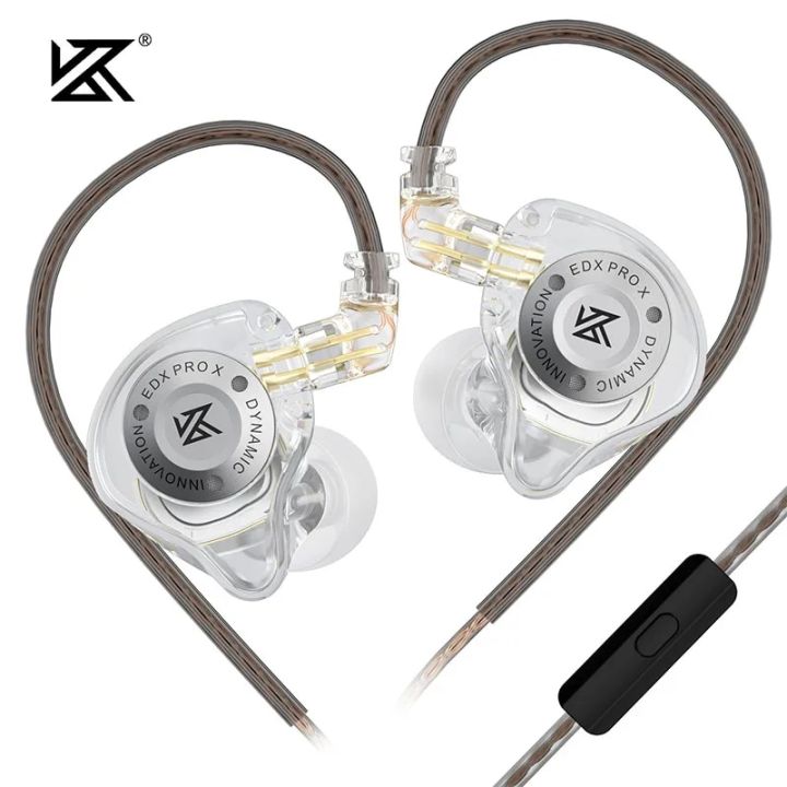 KZ EDX PRO X IEM Earphones Dynamic Drive HiFi Deep Bass Sound Earbud Sport Music Noise Cancelling Headset with Detachable Cable Daraz .bd