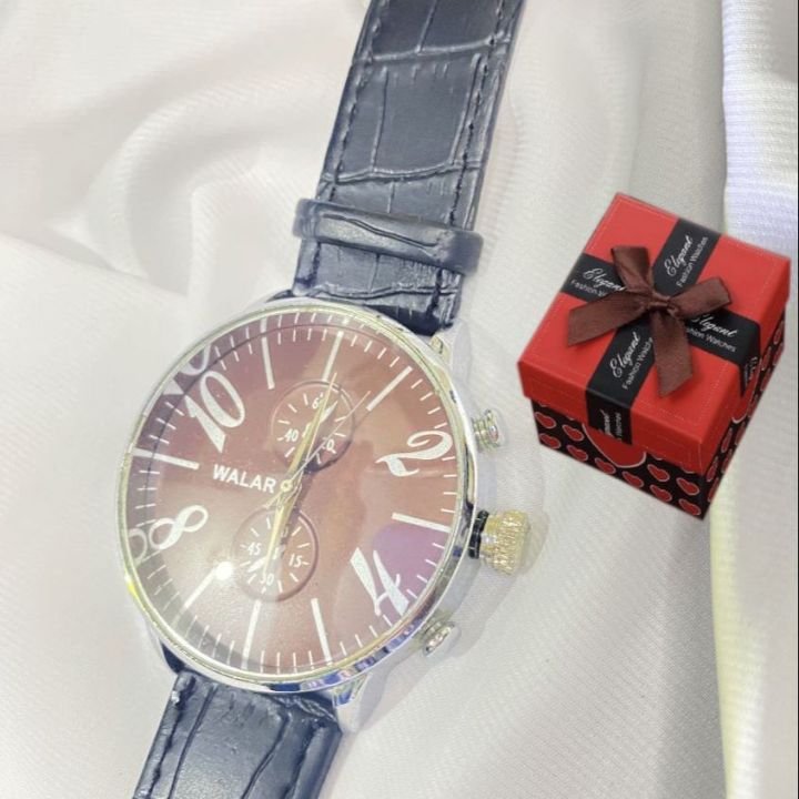 Men Luxury WALAR Quartz Fashion Watch With Box | Daraz.com.bd