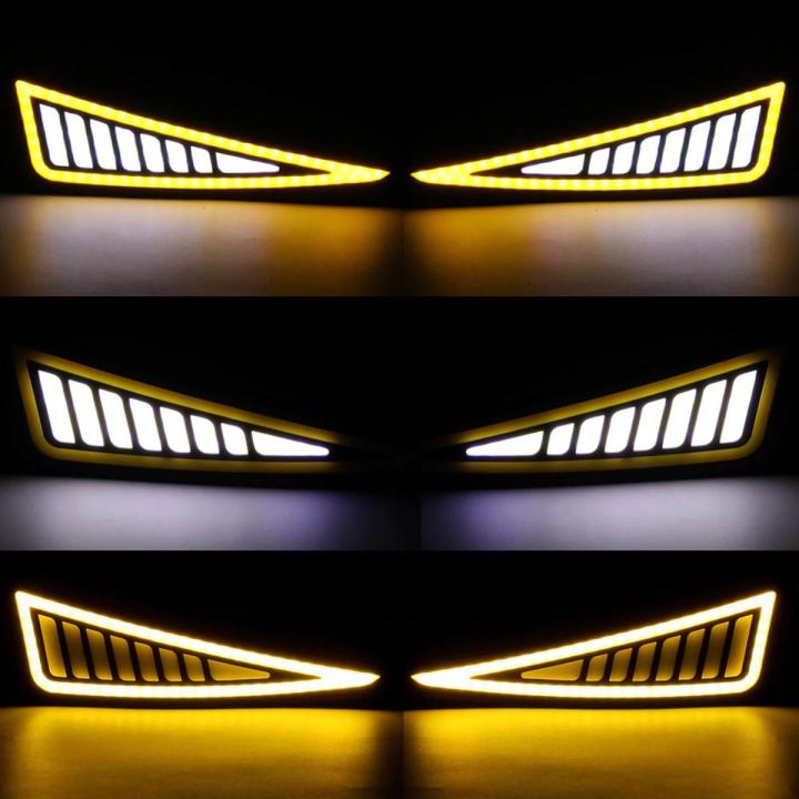 Body Indicator With DRL Universal Triangle Flush Mount LED Turn Signals ...