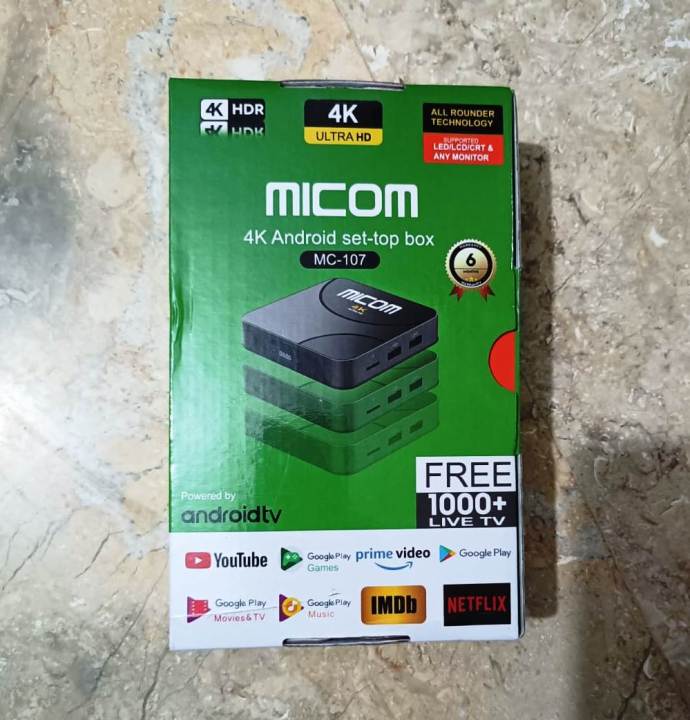 Micom MC-107 4K Ultra HD 2GB/16GB with Voice control & Bluetooth | Daraz.com.bd