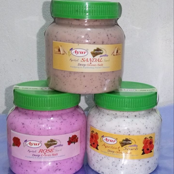 ayur scrub combo pack [ 3pcs] | Daraz.com.bd