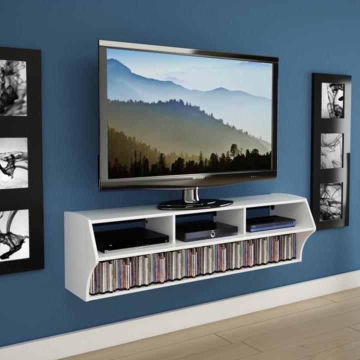 Modern Wall Mounted Media Console Floating TV Shelf TV Stand for Xbox ...