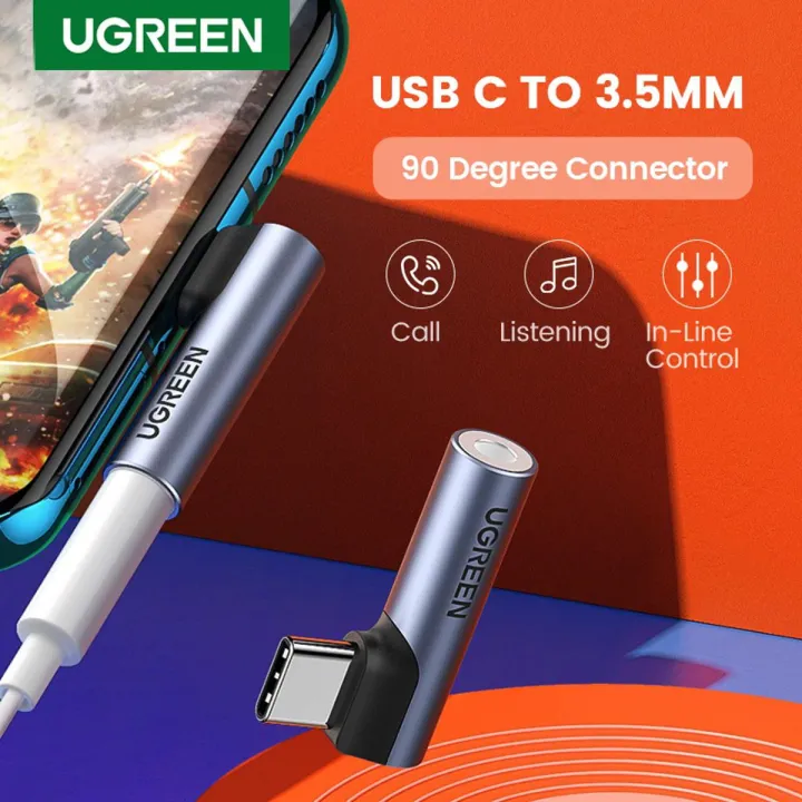 UGREEN USB C TO 3.5mm Jack Audio Headphone Adapter For Mobile Phones ...