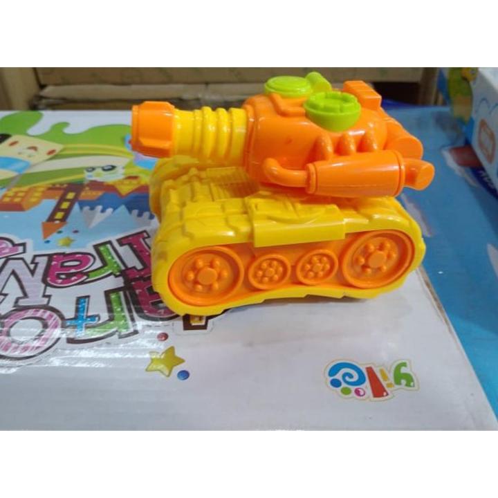 Friction Powered Tank Design Toys for Kids 4 Wheels Drive Children Car ...