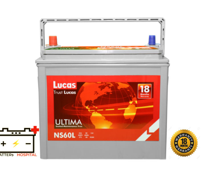 NS60L Lucas_Ultima SMF Battery | Daraz.com.bd