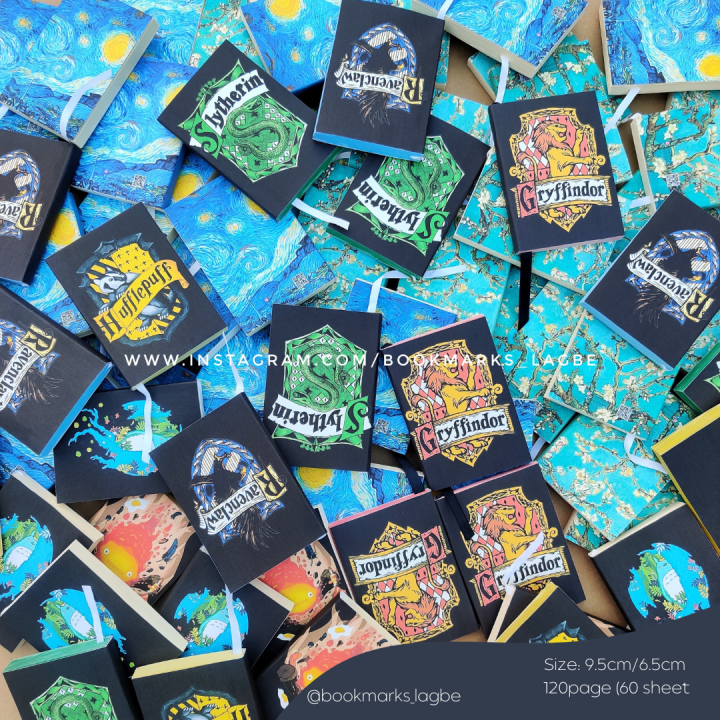 Harry Potter themed Mini Notebook (3.9"*2.6")// customization available ...