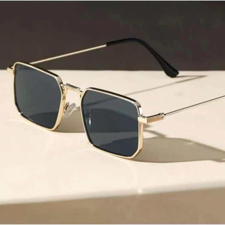 Smart Metallic Body Square Sunglasses for Men | Daraz.com.bd