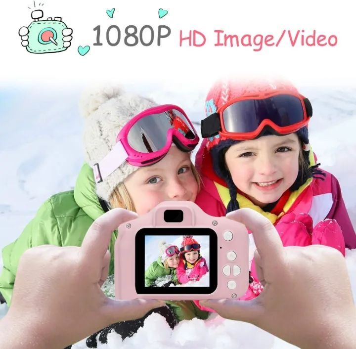 X2 Mini Portable 2.0 Inch IPS Color Screen Children's Digital Camera HD ...