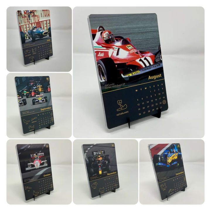 Desktop Calendar 2024 Car Racing Fans Calendar High-quality Racing ...