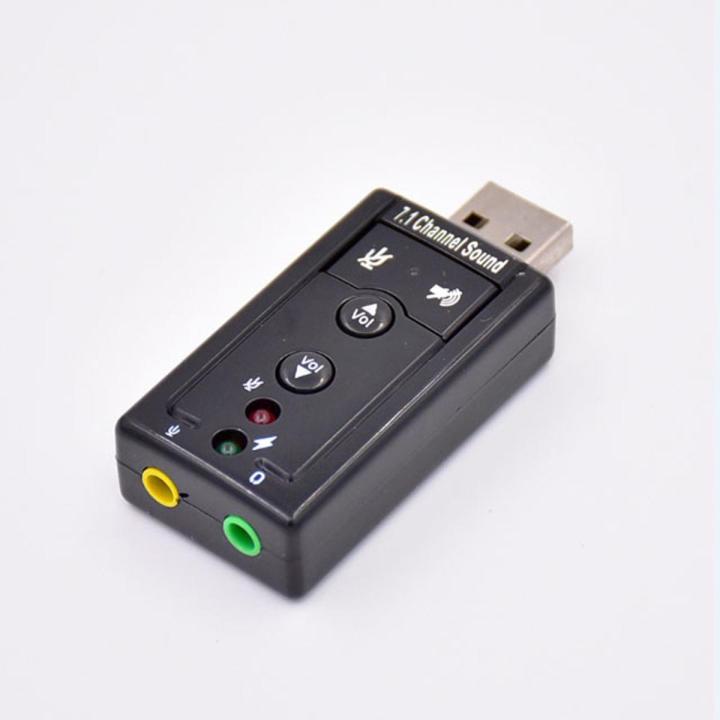 Hi Quality USB Virtuall 7.1 Channel External Jack 3.5mm Headphone ...