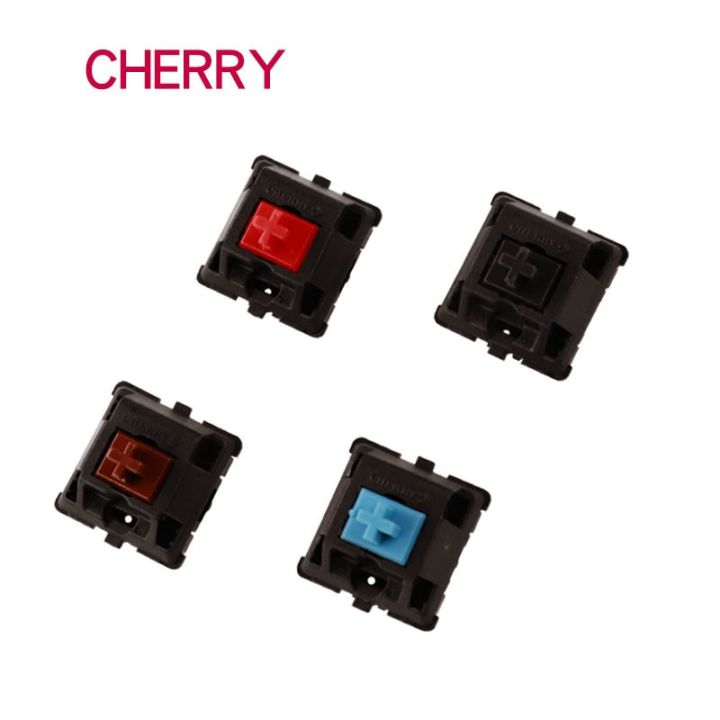 【Aesth Diary Store】（NEW）MX Cherry Mechanical Switch Black Blue Red 3-pin Cherry Switch for ...