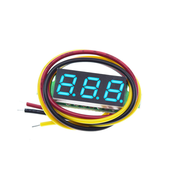 Mini 0.28 inch 3 Wires LED Display Digital Voltmeter DC 0-100V Voltage ...