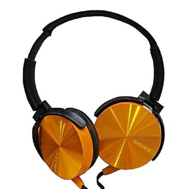 SONY MDR-XB450 Over The Ear Extra Bass Headphone - Golden - Headphone ...