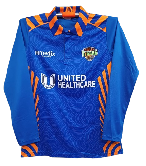 Khulna Tigers 2025 BPL Full Sleeve cricket Jersey T-shirt For men ...