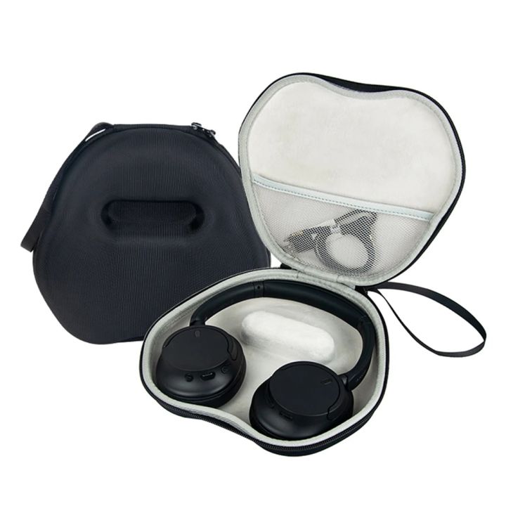 Earphone Case EVA Hard Shell Headset Protective Box Travel Portable ...