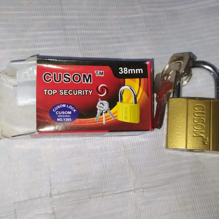 Cusom Padi Dcks Top Security 38 mm Pad Lock 1pcs | Daraz.com.bd