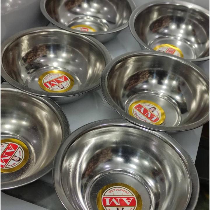 4 Inch Stainless Steel 6 pcs Bowl Set For Multi Use | Daraz.com.bd