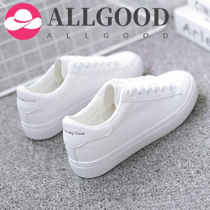Women Sneakers Fashion Breathble Vulcanized Shoes Women Pu leather ...