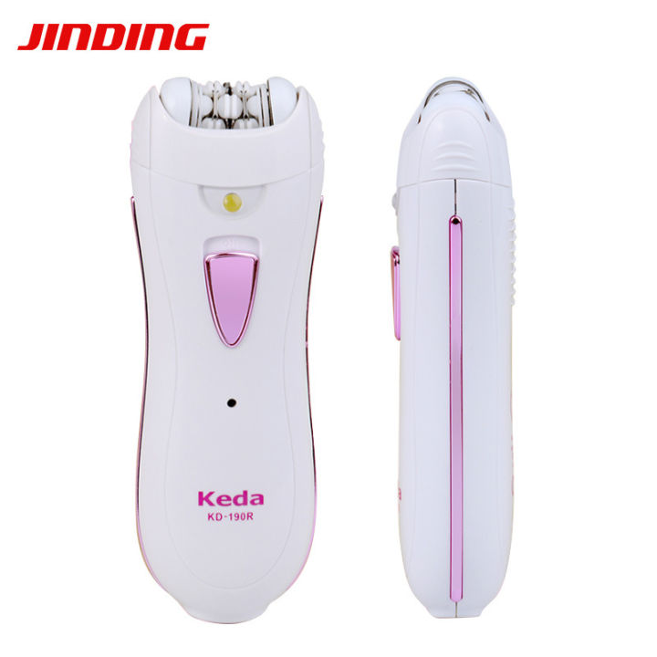 Keda KD-190R Electric Hair Plucker Ladies With Light Mini Epilator ...