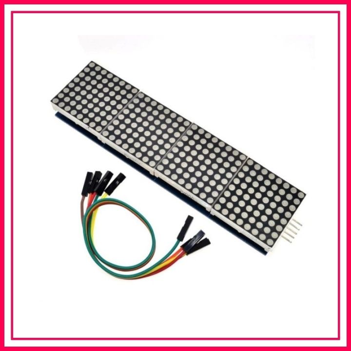 MAX7219 Microcontroller 4-in-1 Display Dot Matrix Module | Daraz.com.bd