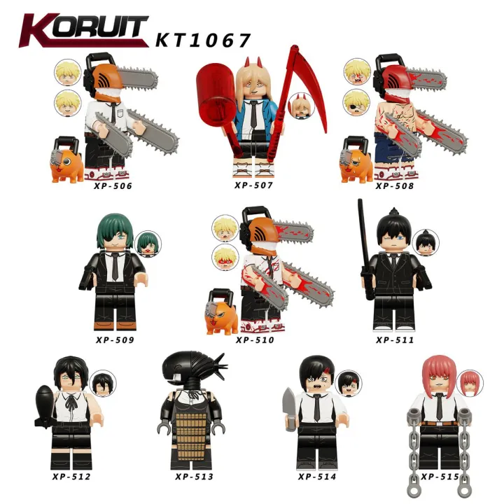 【Daily Deals】 ingle ale Chainaw Man Figure Building Block Denji Pochita ...