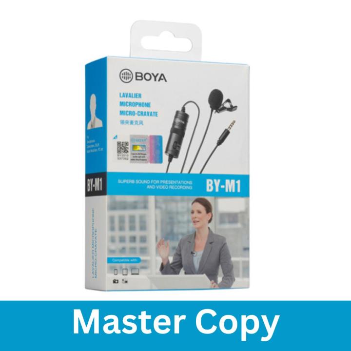 Boya By M1 Microphone Boya Professional Microphone For Mobile & Dslr - Black - Microphone ...