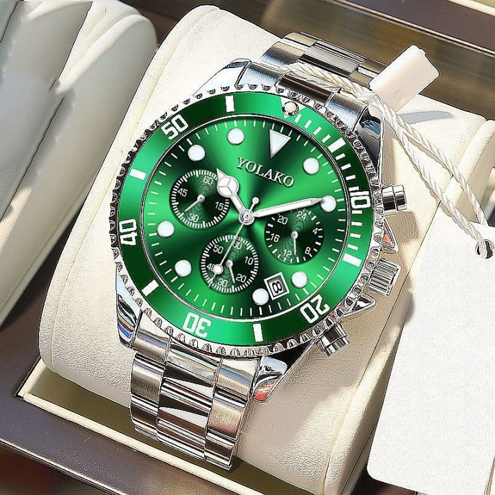 New Temu High Quality Water Ghost Series Three Eyes Automatic Calendar ...