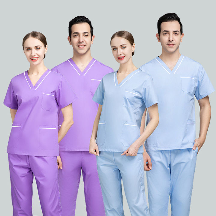 Scrub Uniformmedical Scrub Set Hospital Scrub Uniform for Men Hospital ...
