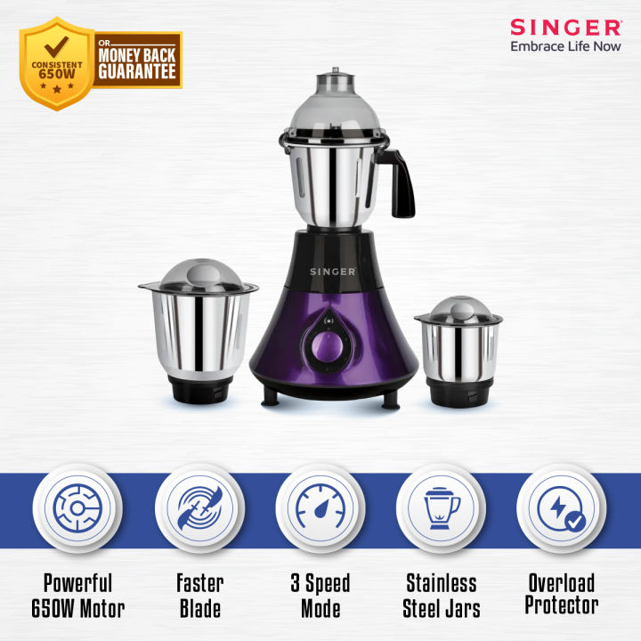 SINGER Blender-Grinder | OPTIMA | 650W | PRP | Daraz.com.bd