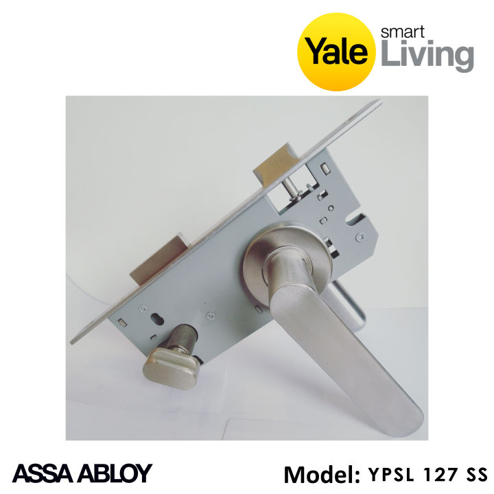 Yale PLATINUM Solid Lever Set Yale YPSL 127 SS Set Door hardware ...