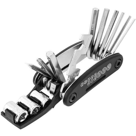 Bicycle Tool 16 in-1 Multi function Allen key set bicycle machine ...