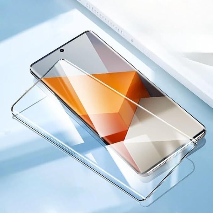 MOTOROLA EDGE 60 PRO HD Curved Edge Liquid UV Tempered Glass Screen ...