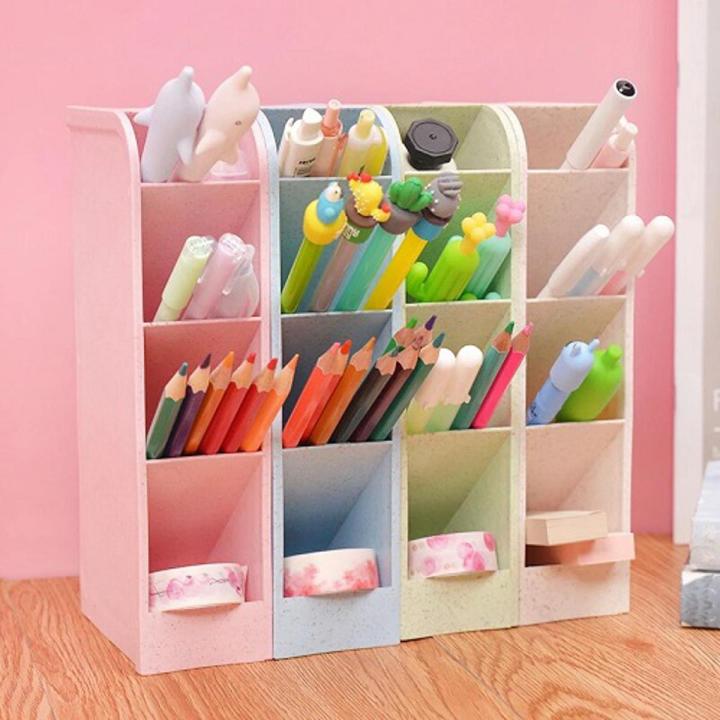 (15x9x20cm) Simple Pen Organizer Office Desk Organizer - Color as Per ...