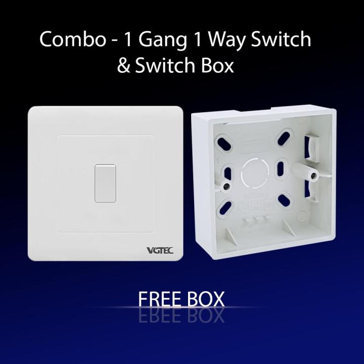 Combo - 1 Gang 1 Way & Switch Box | Daraz.com.bd