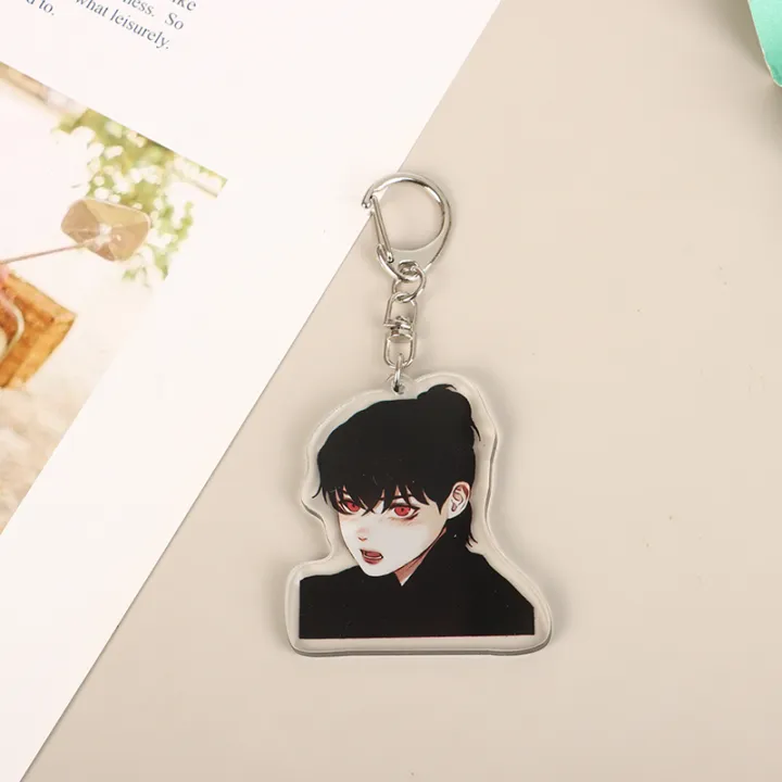 Manhwa The Ghost’s Nocturne Keychain Jaesgin Nok Acrylic Key Chain Man ...