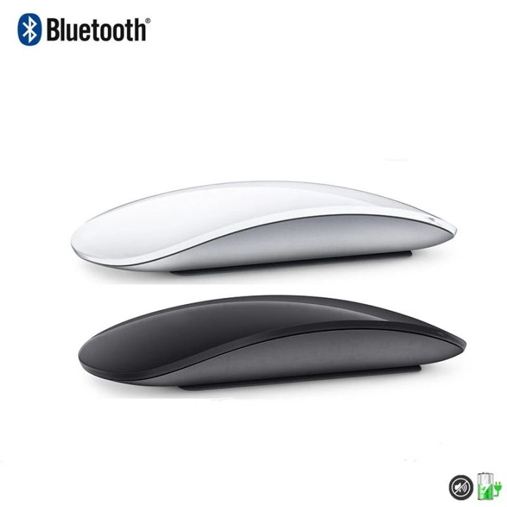 Bluetooth Wireless Magic Mouse Silent Rechargeable Computer Mouse 2.4G ...