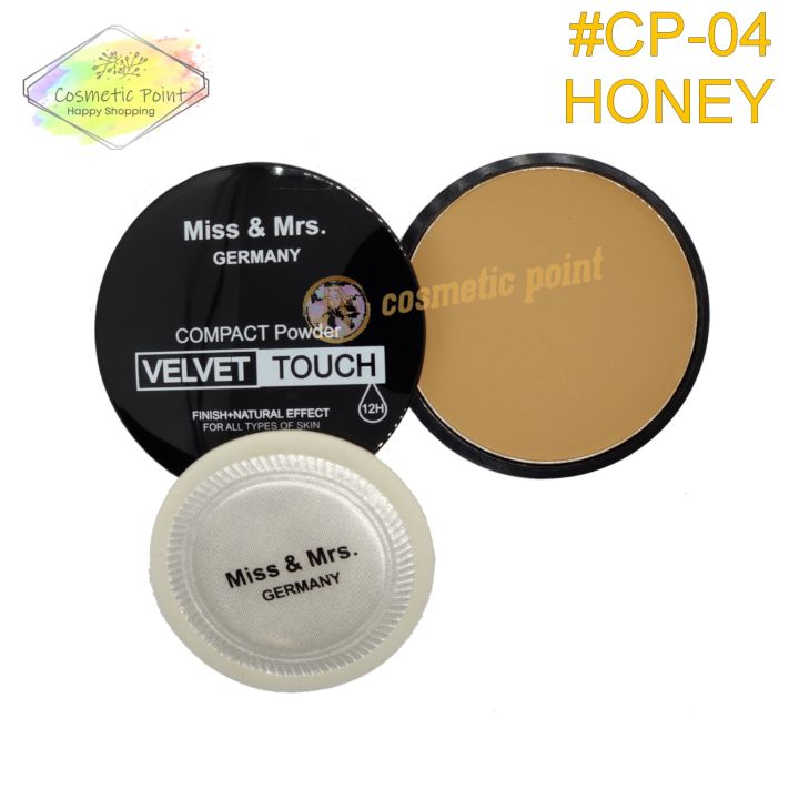 Miss & Mrs VELVET TOUCH Compact Powder Shade- 04(HONEY) | Daraz.com.bd