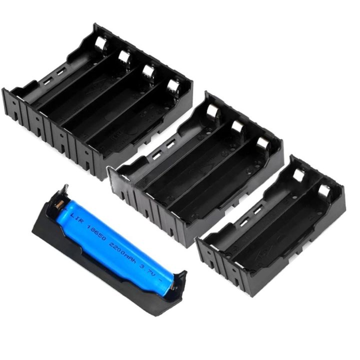 Universal 1 2 3 4 Slot 18650 Battery Holder ABS Hard Pin Power Bank ...
