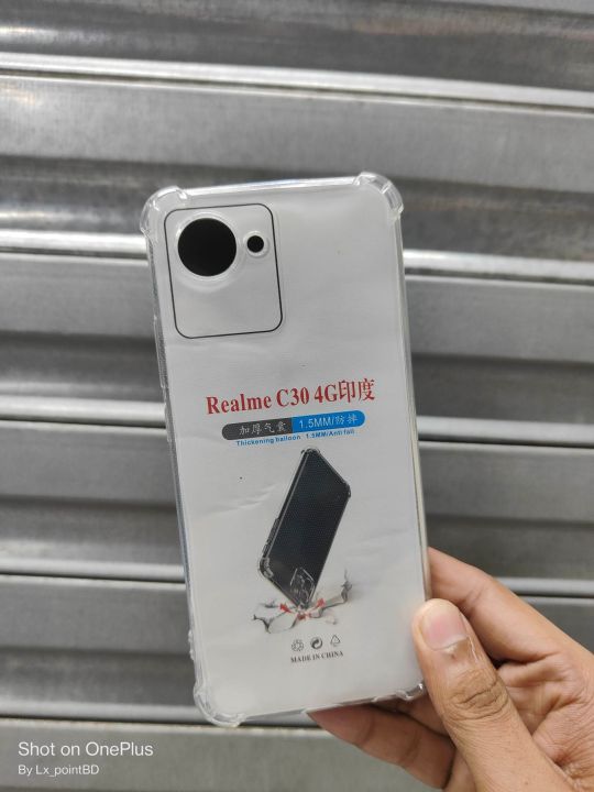 TRANSPARENT BACK COVER FOR REALME C30 4G | Daraz.com.bd