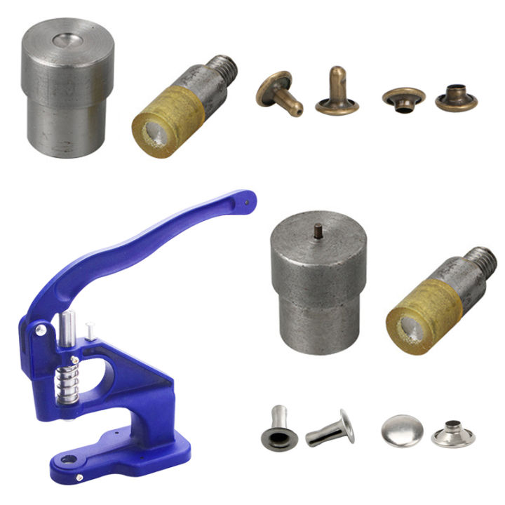 Metal Rivet Single Double Cap Rivets Install Mold For Hand Punch Press ...