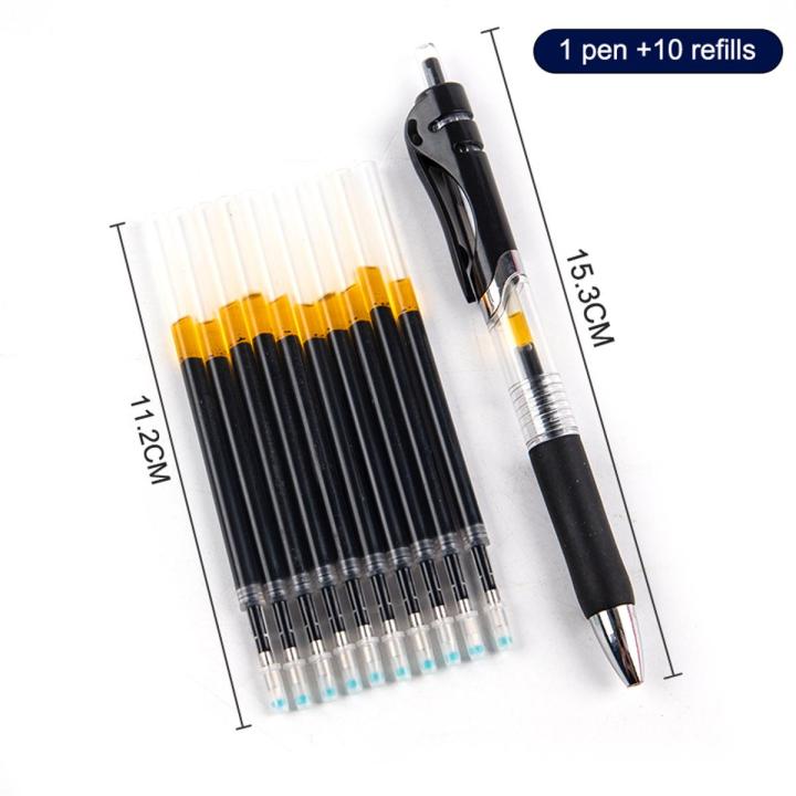 【Latest Style】 New 1 Pen +10 Refill/50Pc Refill Pre Gel Pen Refill ...
