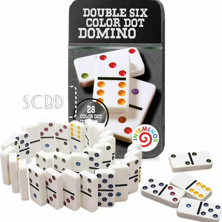 DOMINOES SET 28 COLOR DOT for Kids | Daraz.com.bd