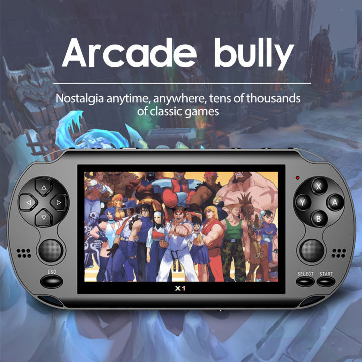 X1 4.3-Inch Game Console Nostalgic Classic Dual-Shake 8G Built-in ...