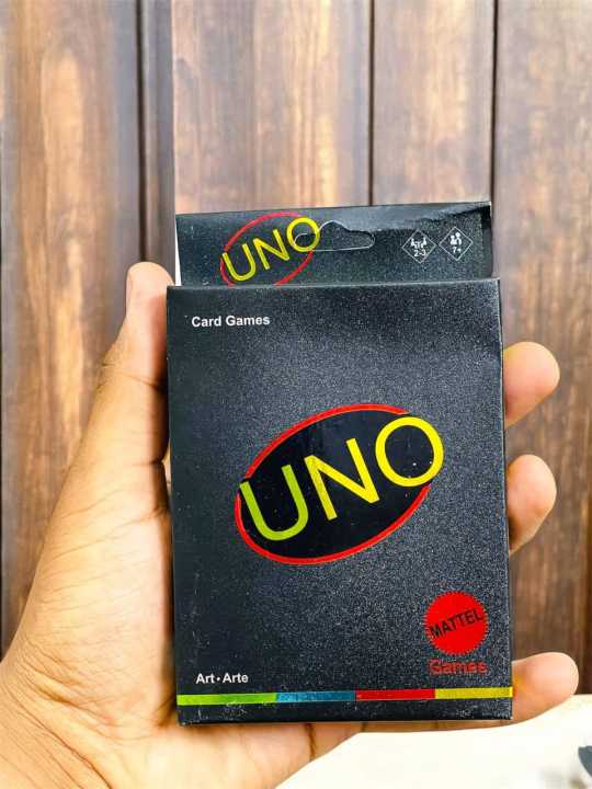 Uno Cards Mattel Black | Daraz.com.bd