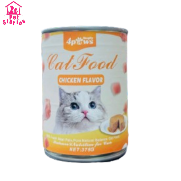 Naughty 4Paws Cat Can Food Chicken Flavor 375g | Daraz.com.bd