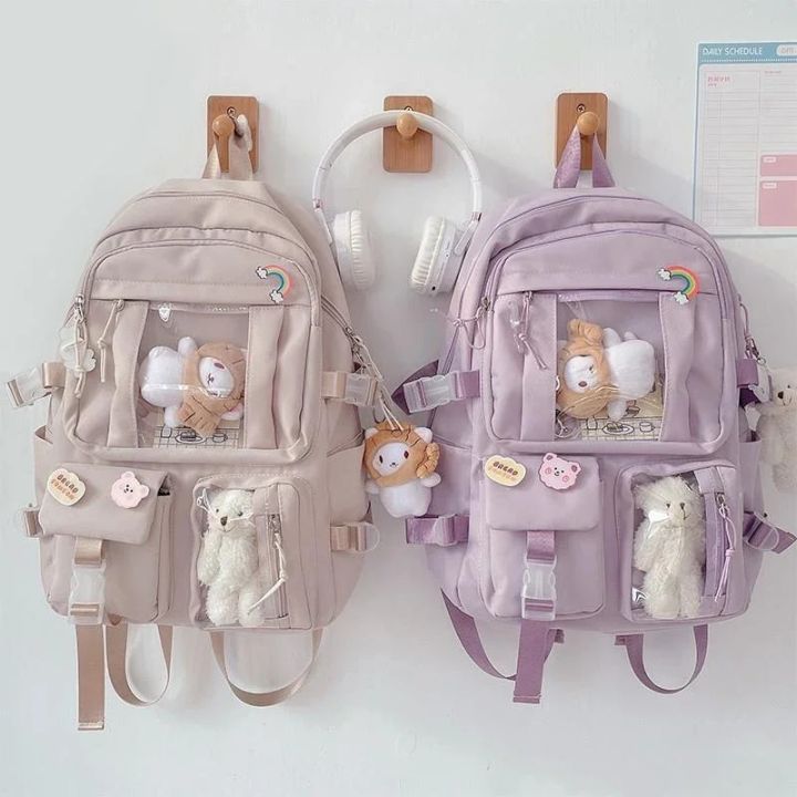 Japanese High School Girls Backpack School Bags For Teenage Girls Multi ...
