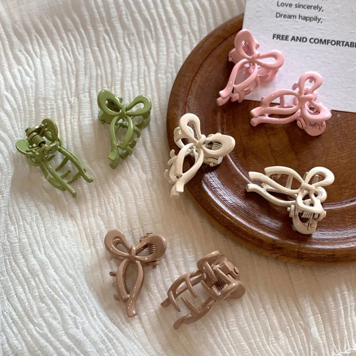 Mini Small Bow Clip Metal Hair Accessories Broken Hair Bangs Clip ...