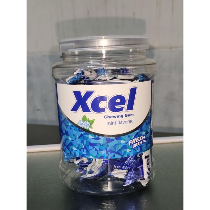 Xcel Chewing Gum Mint Flavor 100 Pcs 1 Jar | Daraz.com.bd
